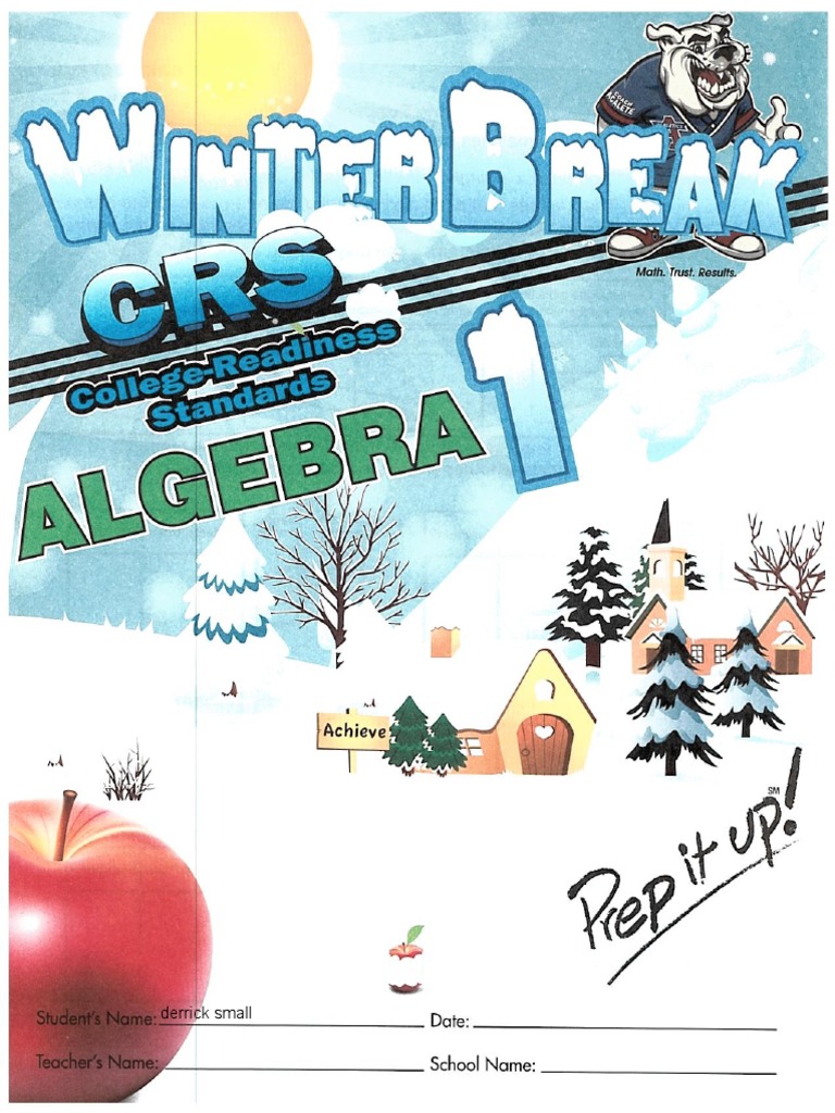 Algebra Acaletics WinterBreak2020 | PDF