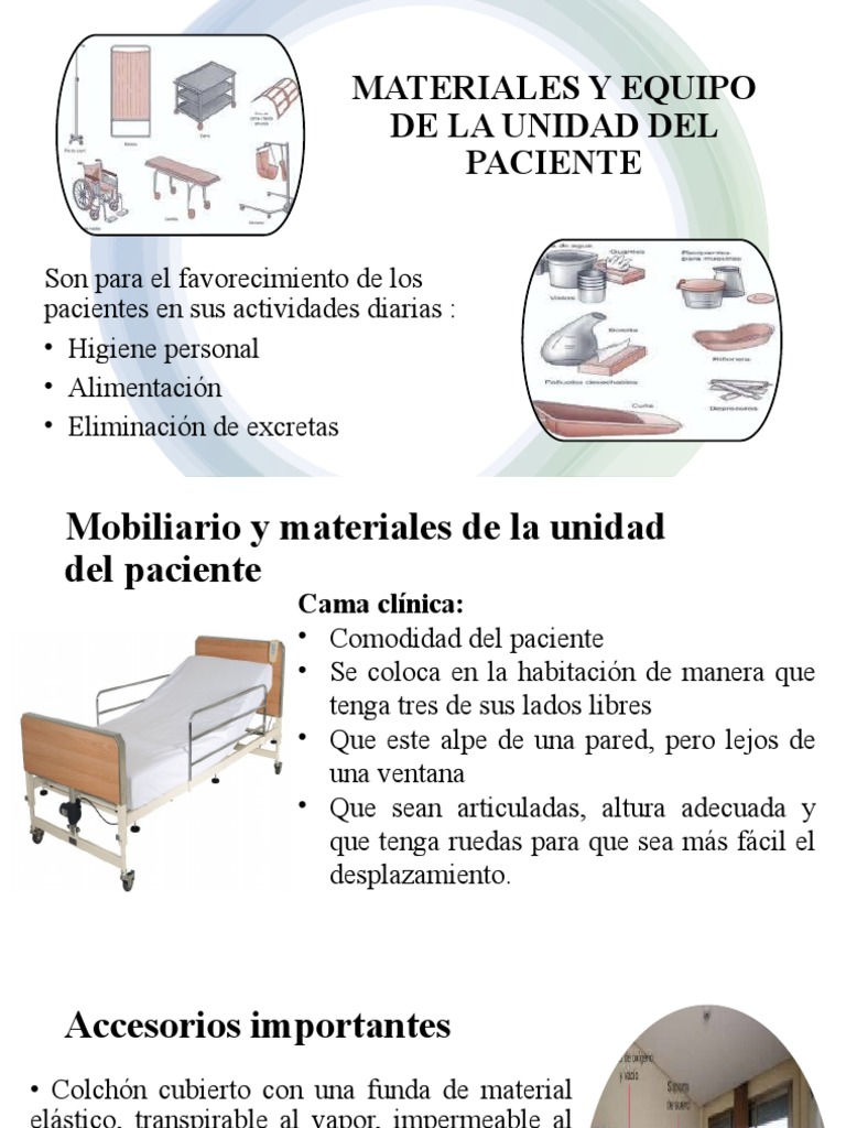 Materiales y Equipo de La Unidad Del Paciente | PDF