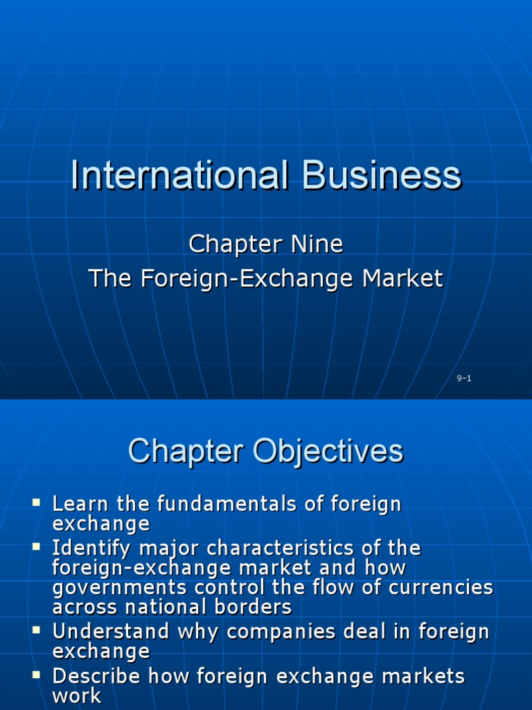 Overview of Key Concepts and Terminology in Foreign Exchange Markets ...