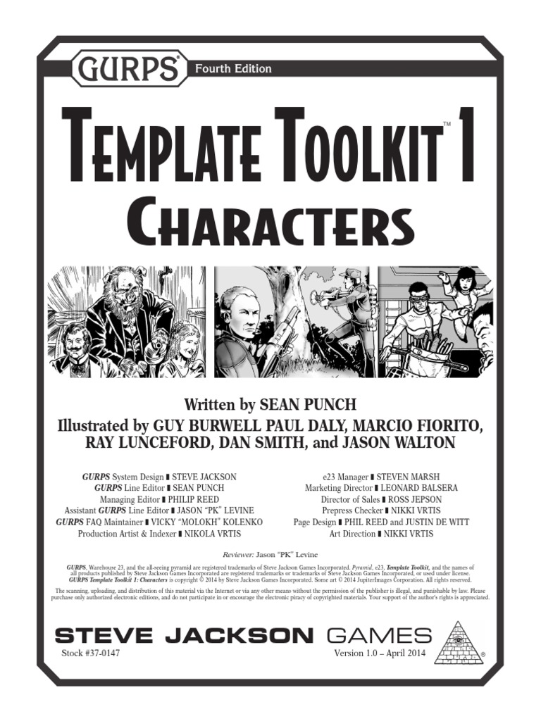 GURPS 4E - Template Toolkit - Characters | PDF | Race (Human ...