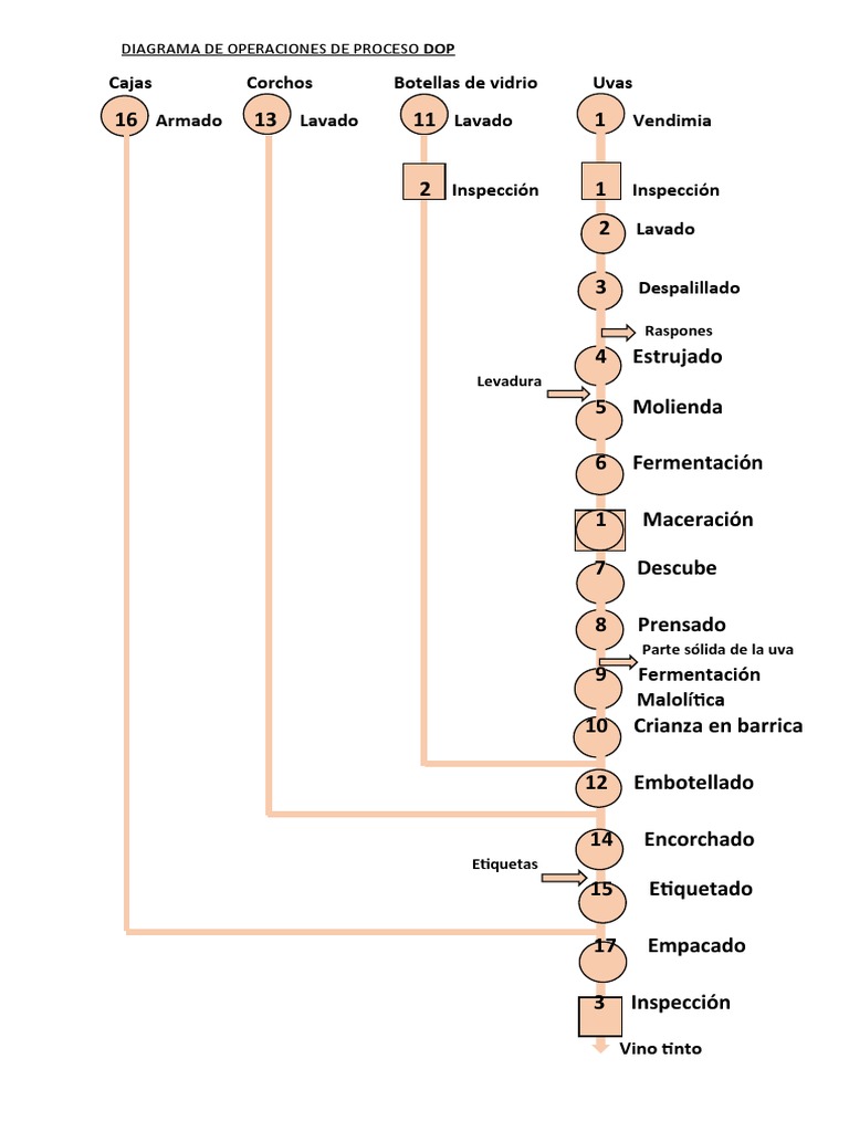 Diagrama de Operaciones de Proceso Dop | PDF