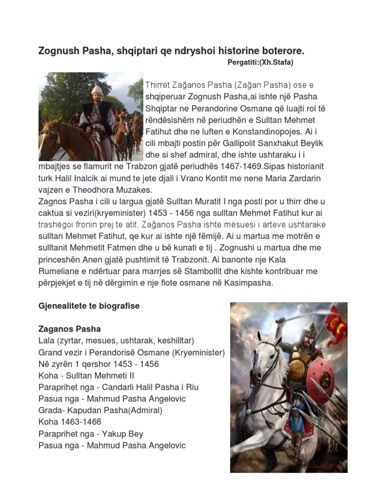Shqiptari Qe Ndryshoi Rrjedhjen e Historise Boterore (Zaganos Zognush ...