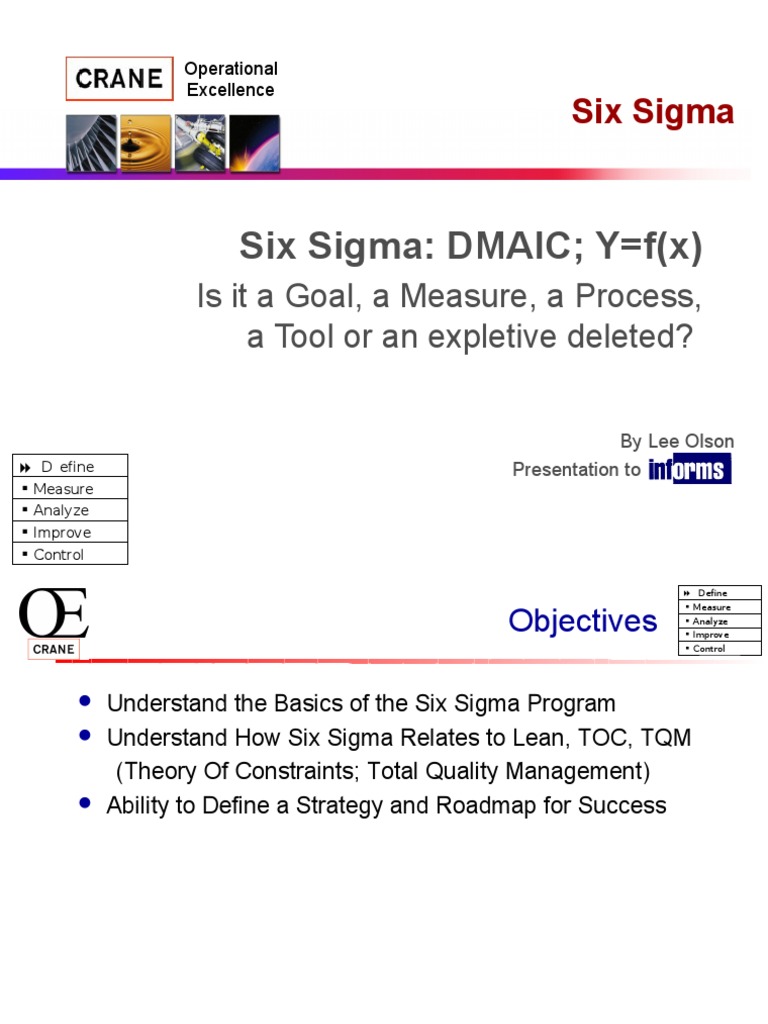 Six Sigma | PDF | Six Sigma | Analysis Of Variance