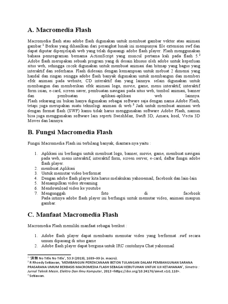 Pengertian MacroMedia Flash | PDF