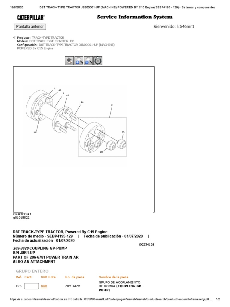 Eje Bomba de Transmision D8T J8B | PDF | Business | Entretenimiento (general)