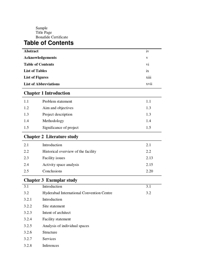 Sample Thesis Organisation | PDF | Science