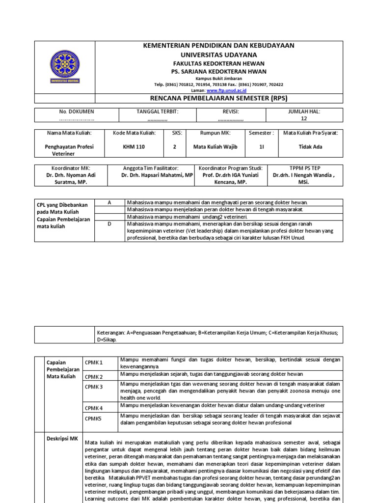 RPS PPVET Blended Learning | PDF