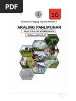 Activity Sheets For Araling Panlipunan 9 | PDF