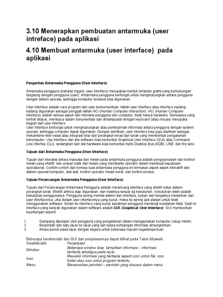 Materi Progdas Kd 3 10 Pdf Seni Komputer