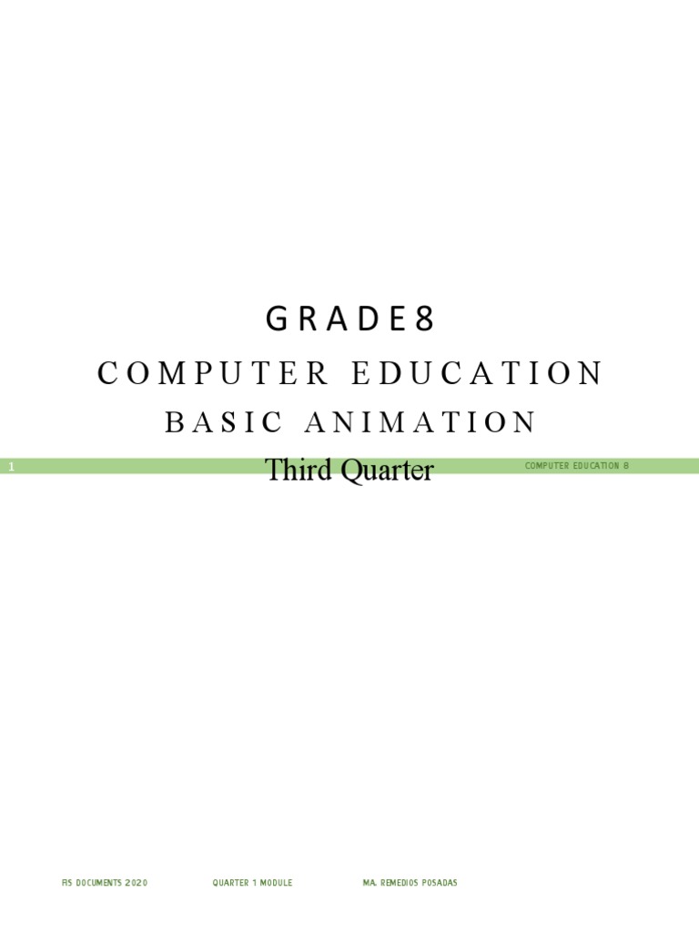 Grade8: Computer Education | PDF | Adobe Flash | Adobe Creative Suite
