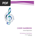 Hand Signals For Choral Conducting | PDF | Song Structure | Choir