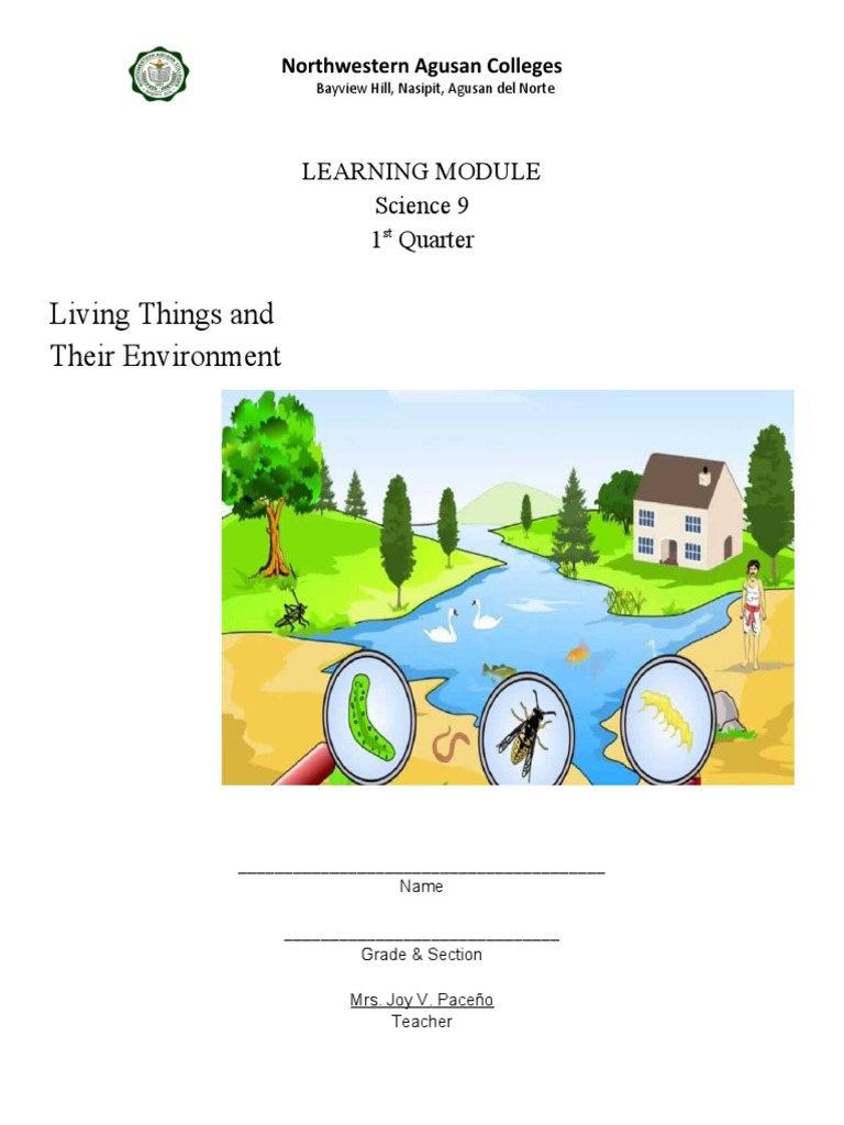Science 9 Quarter 1 (Week 1) | PDF | Respiratory Tract | Circulatory System