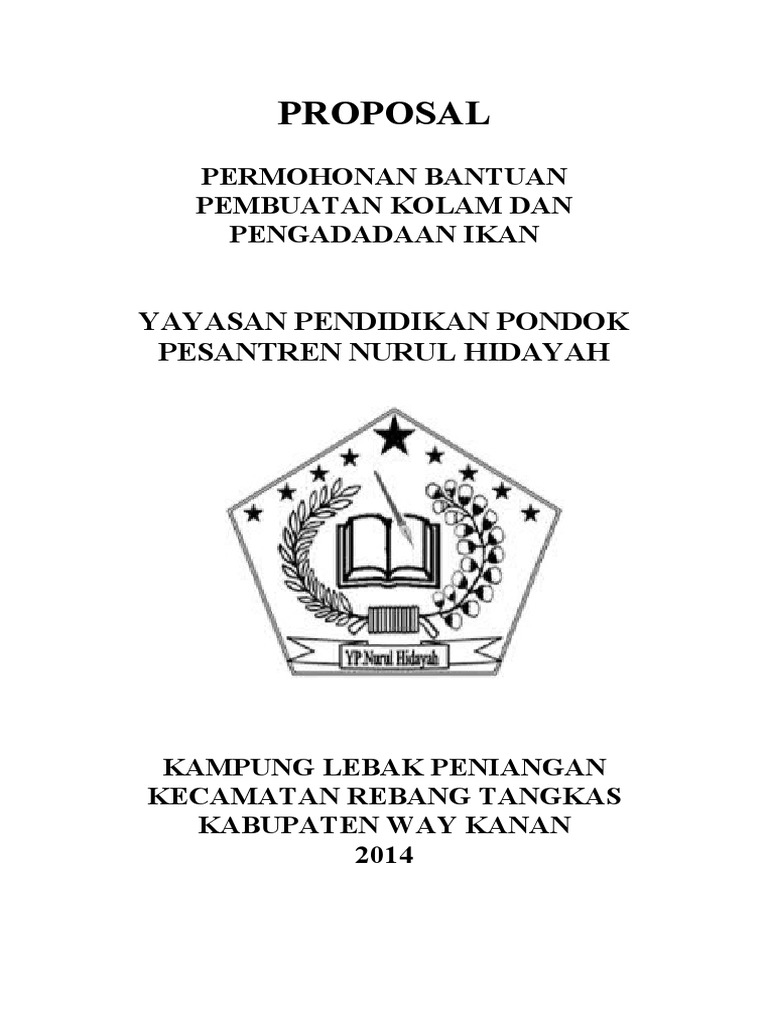 Proposal Kolam Ikan Nurul Hidayah | PDF