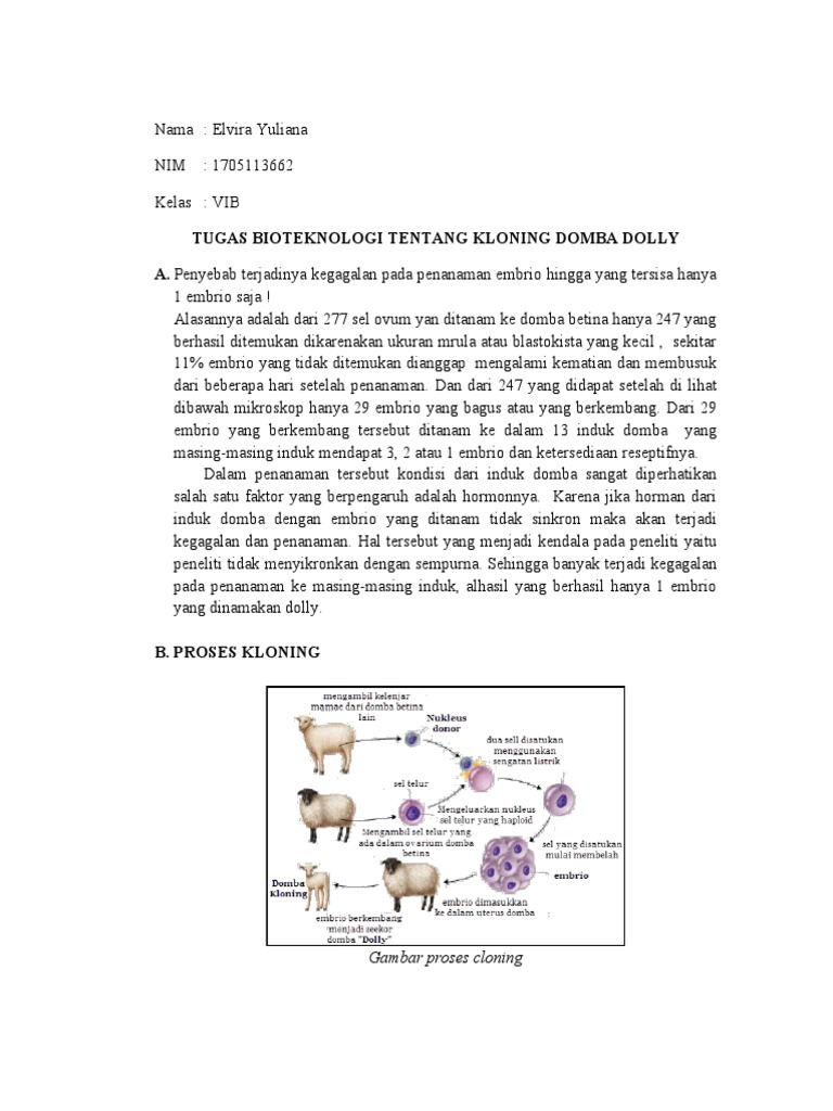 Proses Kloning | PDF