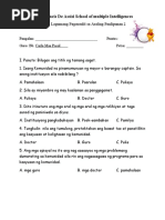 Karapatan at Tungkulin Worksheet | PDF