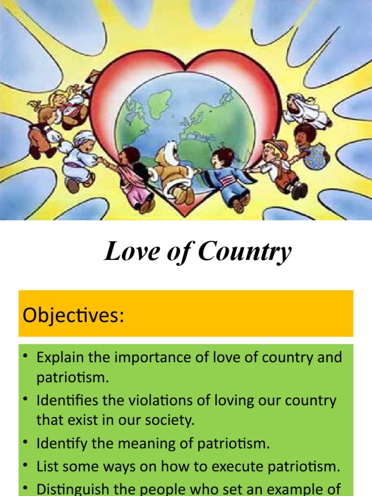 Importance of Loving Our Country | PDF | Courage | Virtue