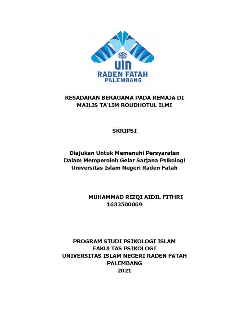 Proposal Aidil | PDF