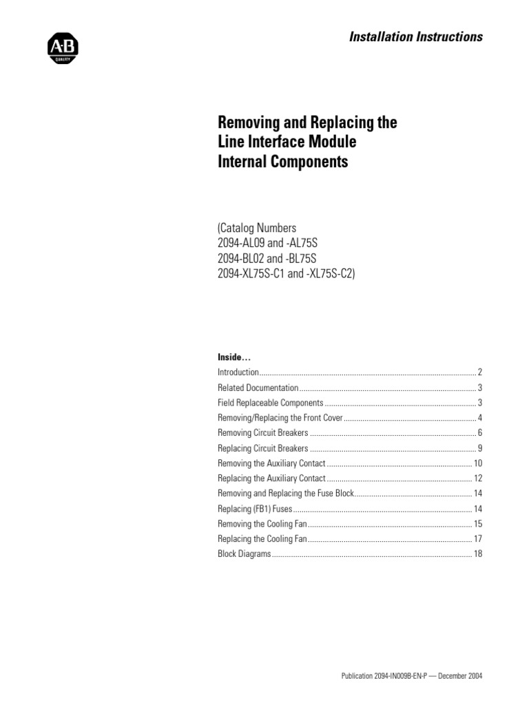 Removing and Replacing The Line Interface Module Internal Components ...