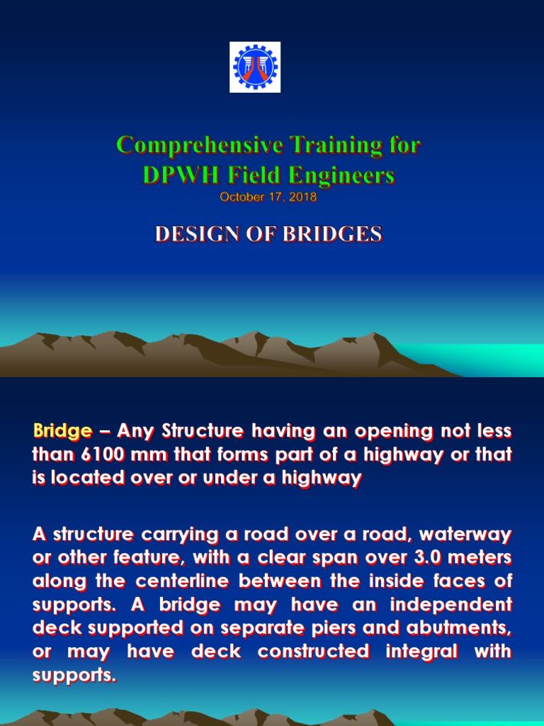 02B Design of Bridges FE Training 101718 | PDF | Geotechnical ...