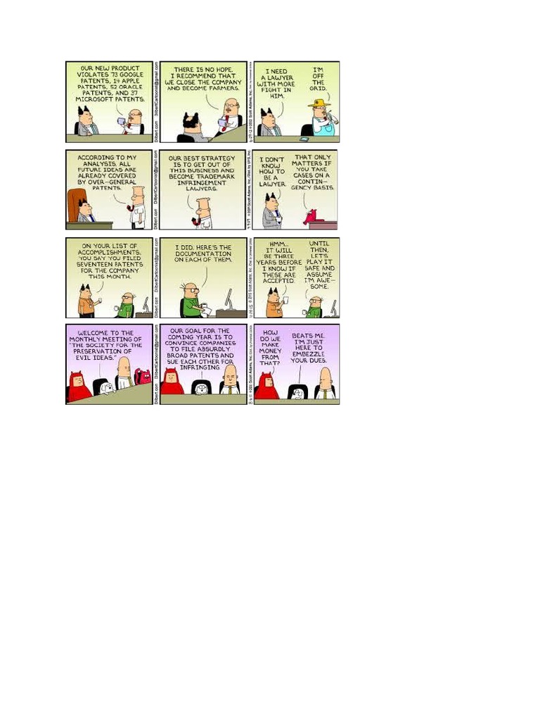 Dilbert cartoons-IPR | PDF