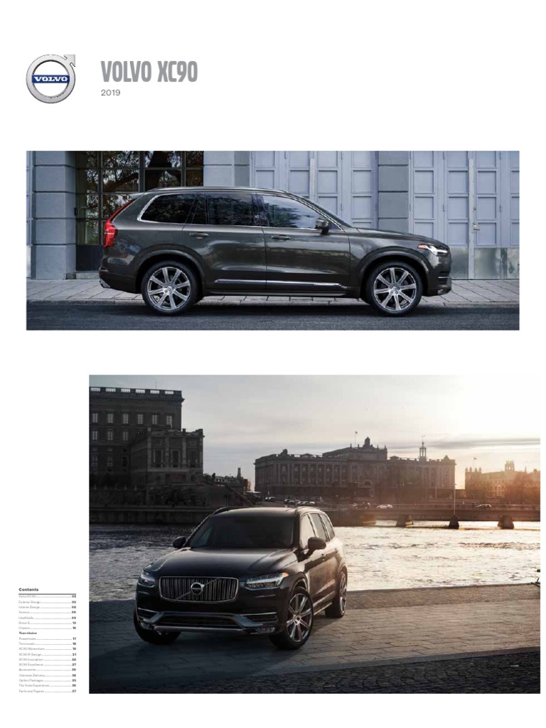 Volvo Xc90: Model Year 2019 - Volvocars - Us | PDF | Hybrid Vehicle ...