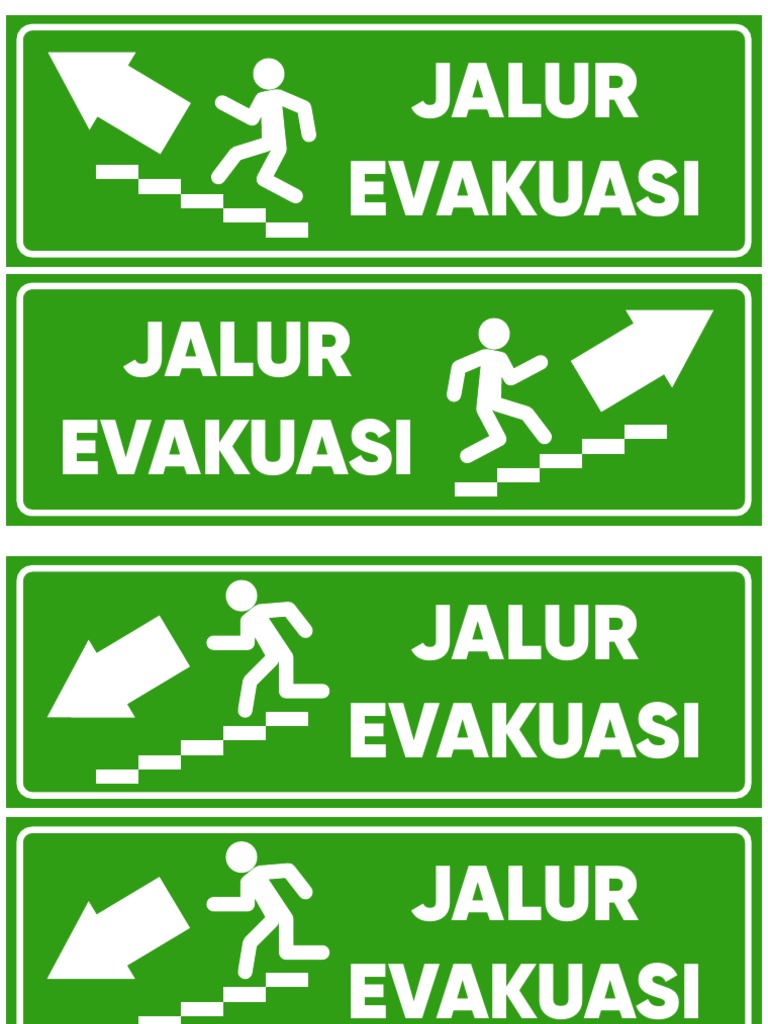 JALUR EVAKUASI Tangga | PDF