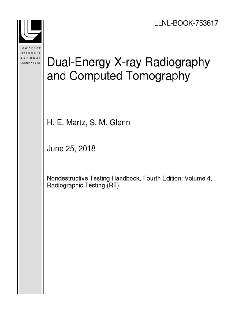 Dual-Energy X-Ray Radiography | PDF | Radiography | Ct Scan