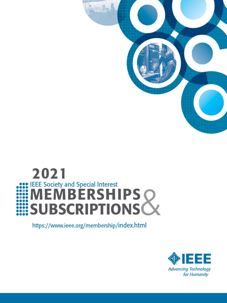Memberships Subscriptions: IEEE Society and Special Interest | PDF ...