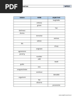 Wf021 Nouns Verbs Adjectives | PDF