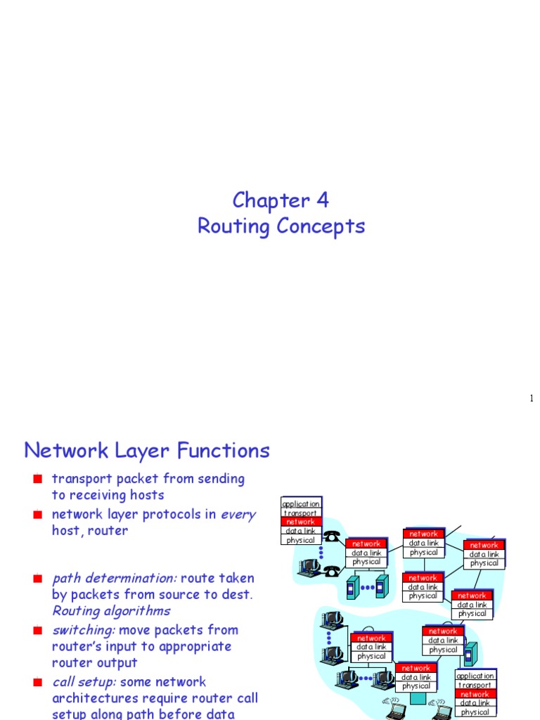 Chapter 4 - Routing Concept | PDF | Routing | Computer Network
