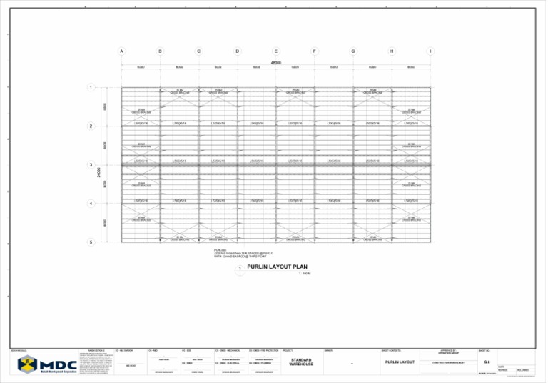 Purlin Layout Plan | PDF