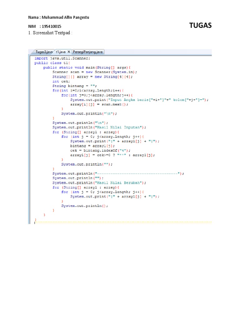 MuhammadAlfinPangestu StrukturData Tugas | PDF
