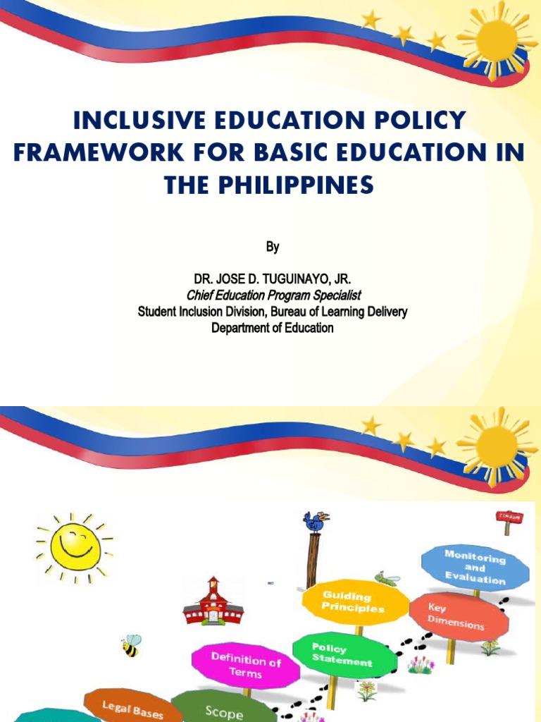 Inclusive Education Policy Framework For Basic Education in The ...