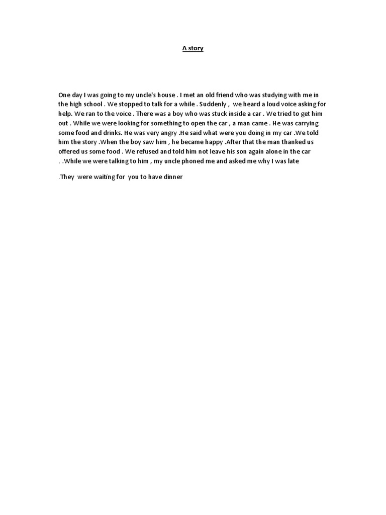 A Story | PDF