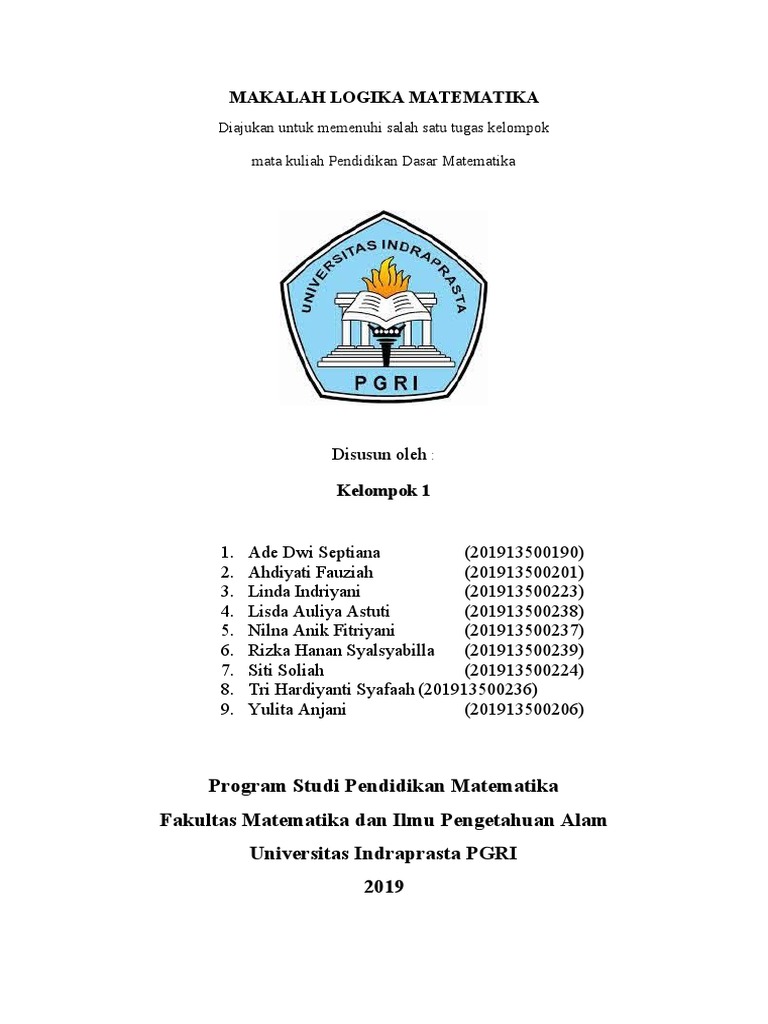 Logika Matematika Dasar | PDF