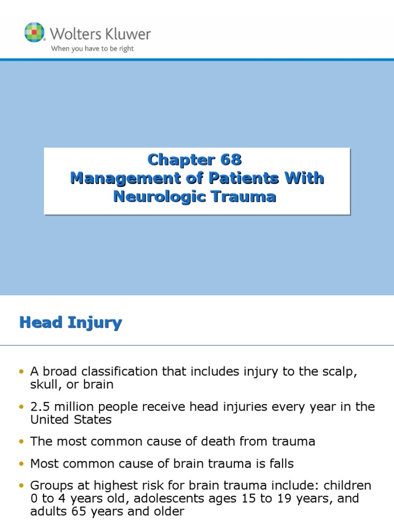 Chapter 68 - Management of Patients With Neurologic Trauma | PDF