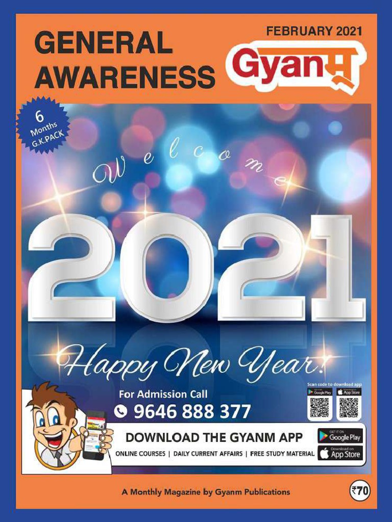 Gyanm Genral Awareness TP FEB 2021 | PDF | Sikhism | Energy And Resource