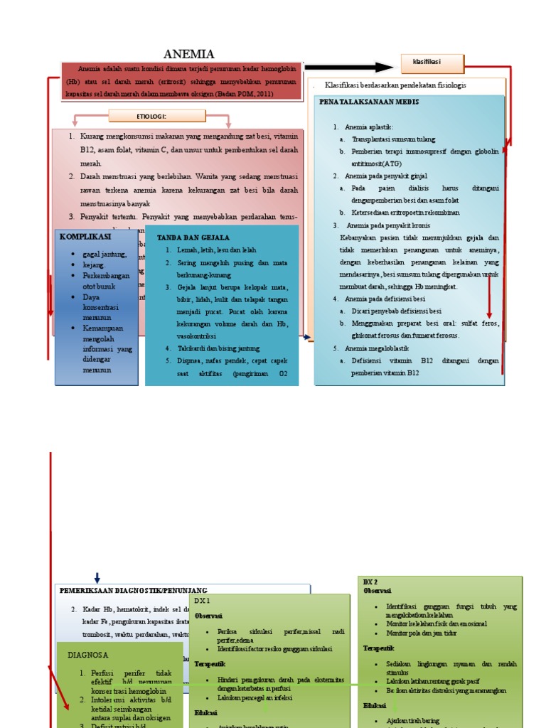 Mind Mapping Anemia | PDF