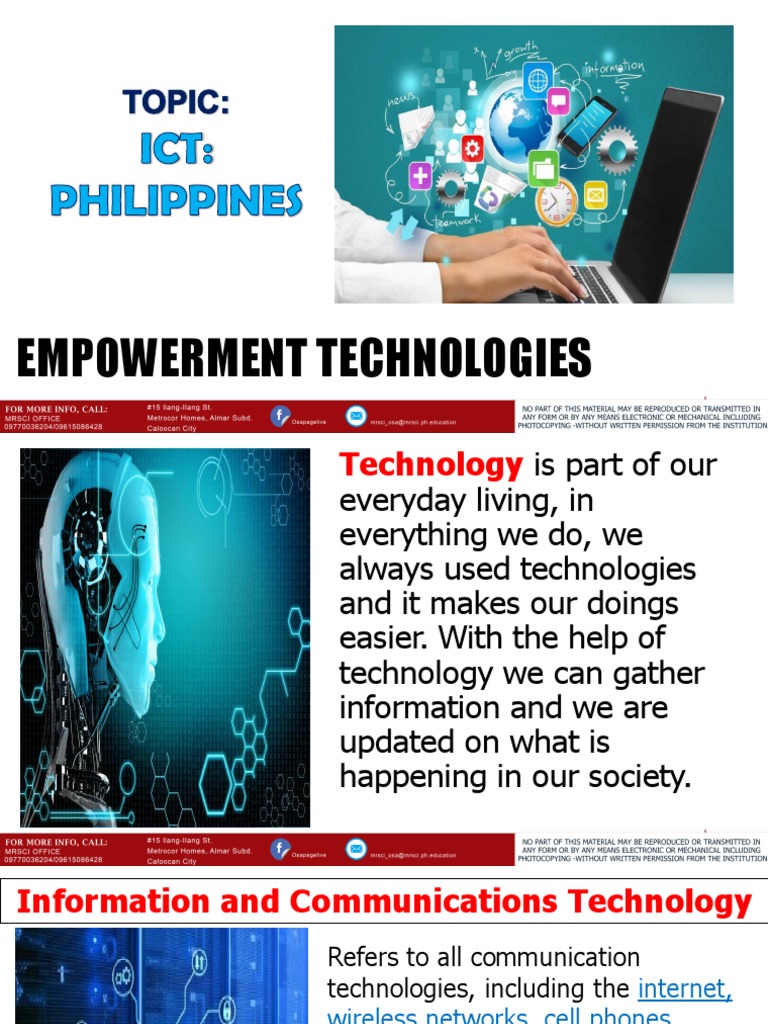 Ict Philippines | PDF | Educational Technology | Information Age