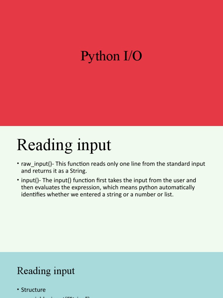 Python Inputoutput Pdf Text File Data
