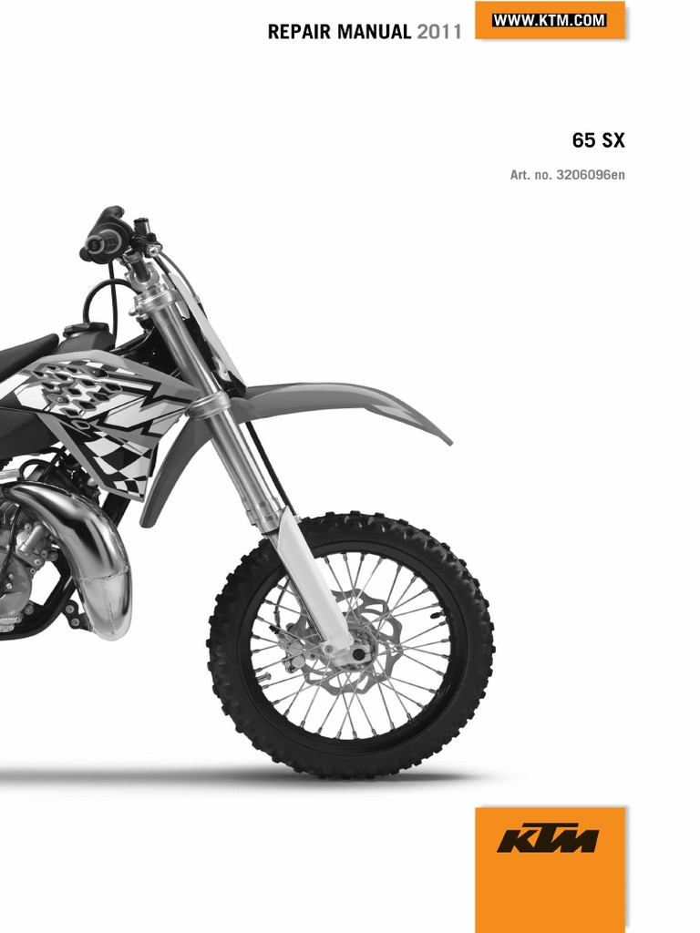 2011 KTM 65 SX Service Repair Manual | PDF
