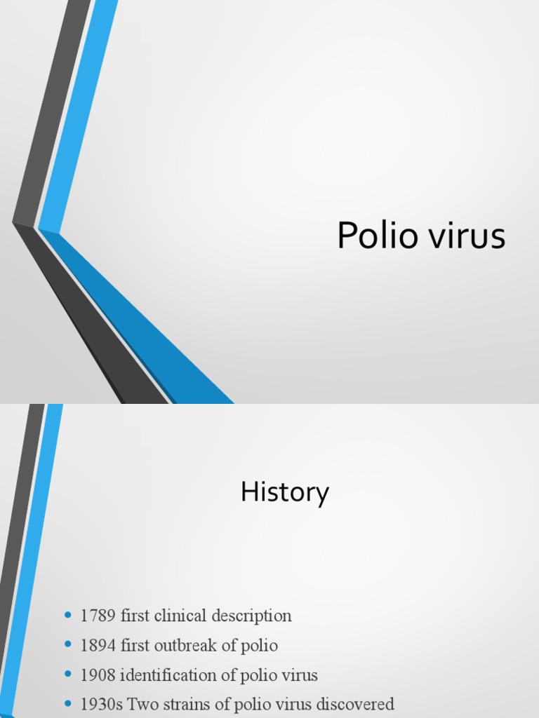 Presentation On Polio Virus | PDF | Virus | Vaccines