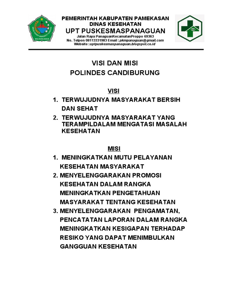 Visi Misi Polindes | PDF