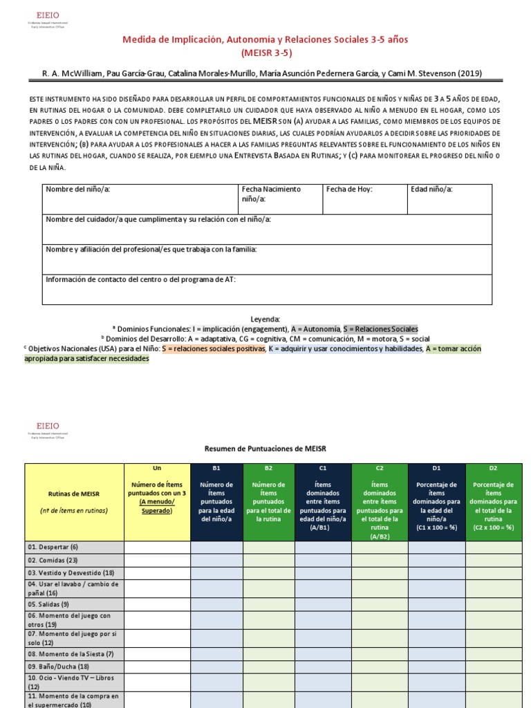 Meisr Spanish 3-5 | PDF | Implementos nacionales | Bienes de consumo