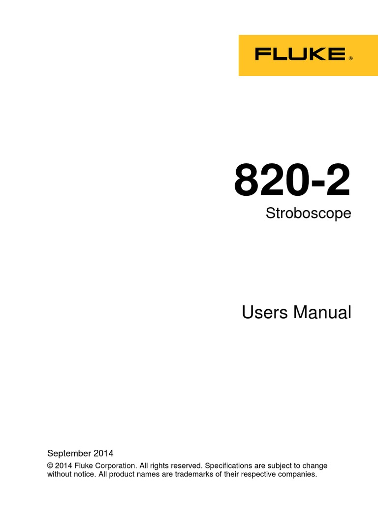 Users Manual: Stroboscope | PDF | Frequency | Electrical Engineering