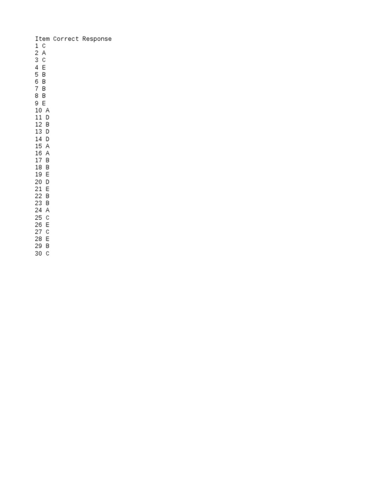 Force Concept Inventory Answers | PDF