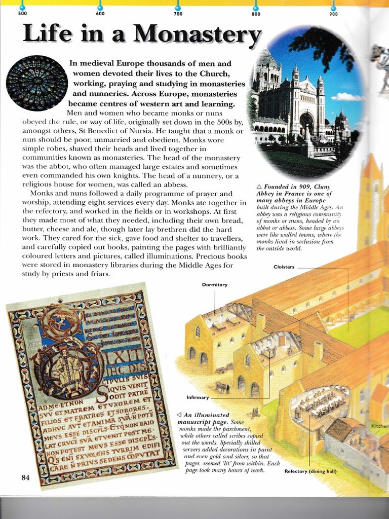 Life in a Medieval Monastery | PDF | Monk | Monastery
