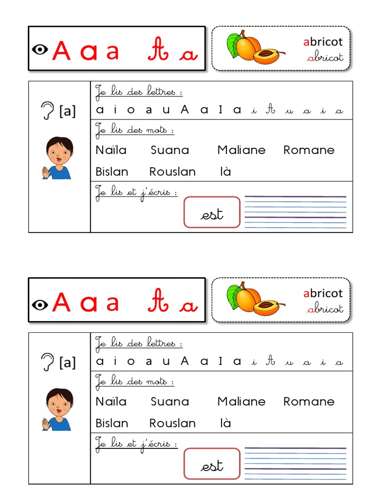 Lecture et Écriture de Syllabes | PDF