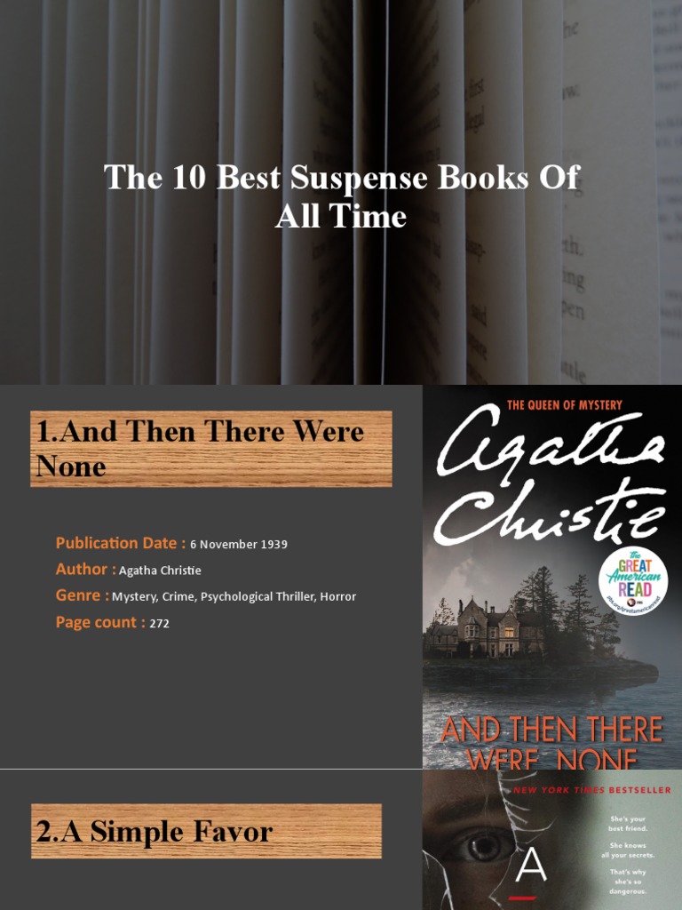 The 10 Best Suspense Books of All Time | PDF