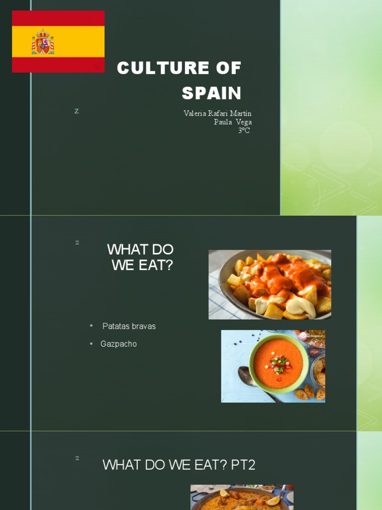 Culture of Spain: Valeria Rafari Martín Paula Vega 3ºC | PDF | Lent ...